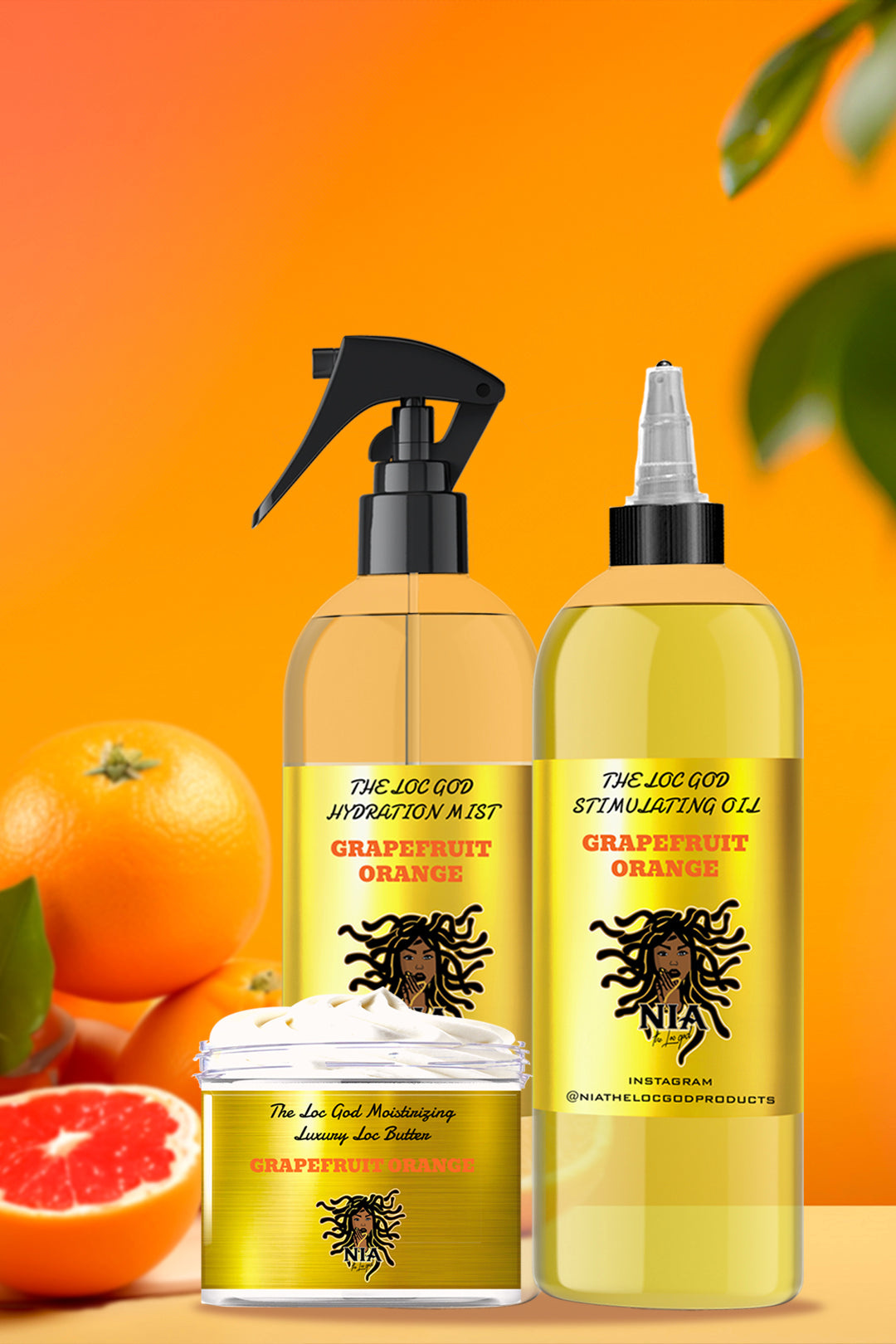 Loc Bundles - Grapefruit Orange