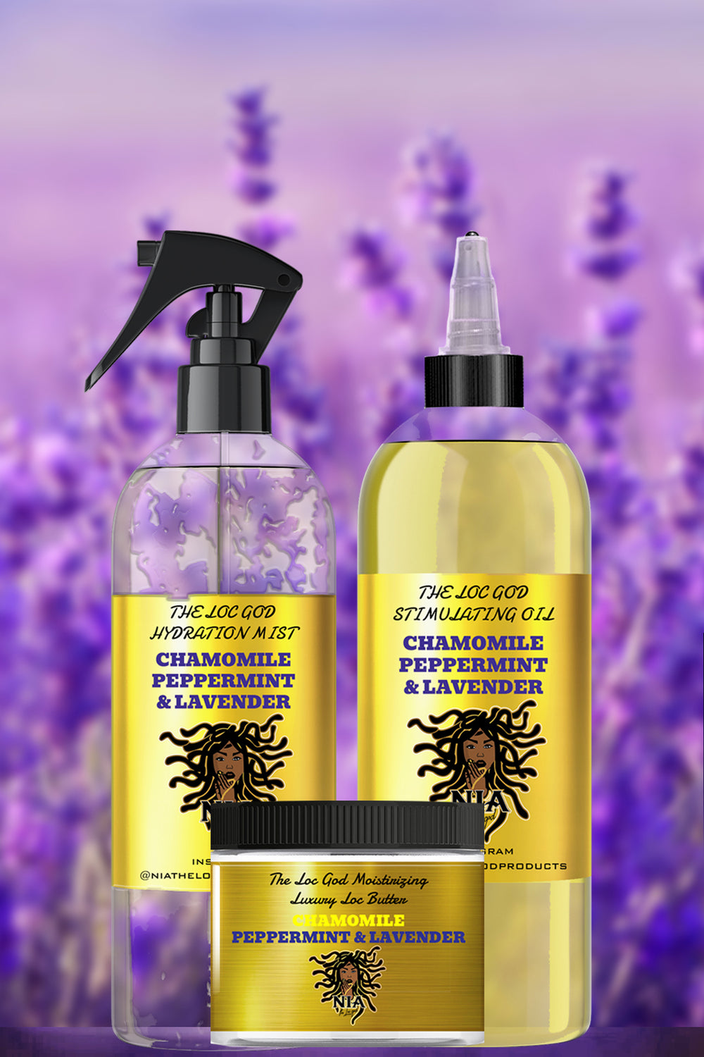 Loc Bundles - Chamomile, Peppermint + Lavender