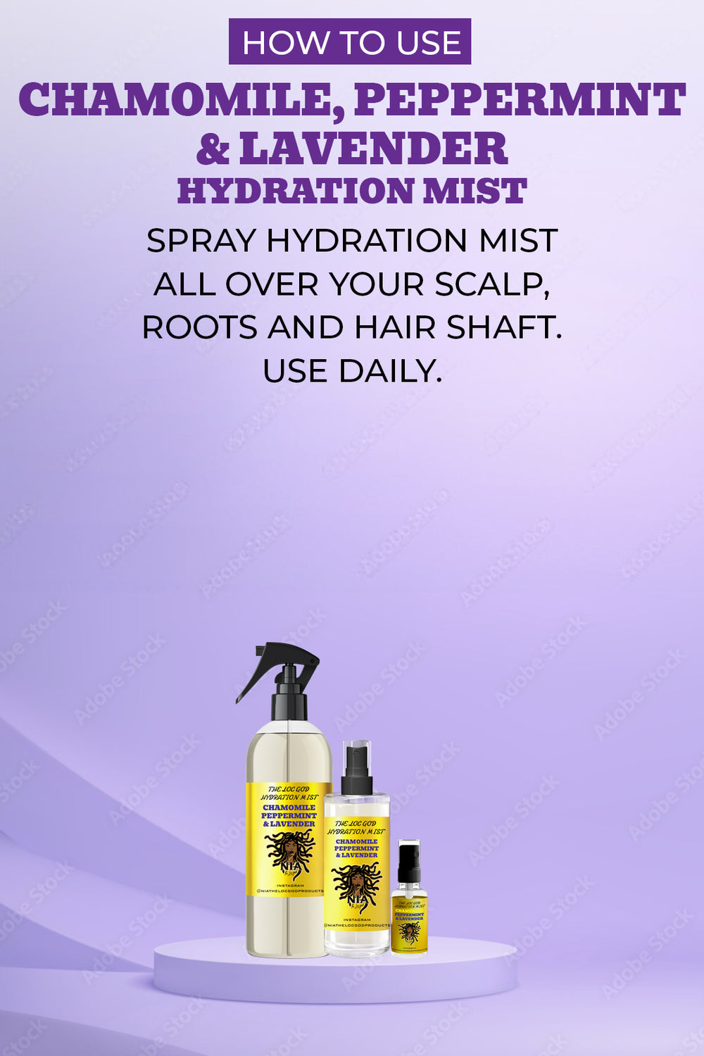 Stimulating Oil - Chamomile, Peppermint + Lavender