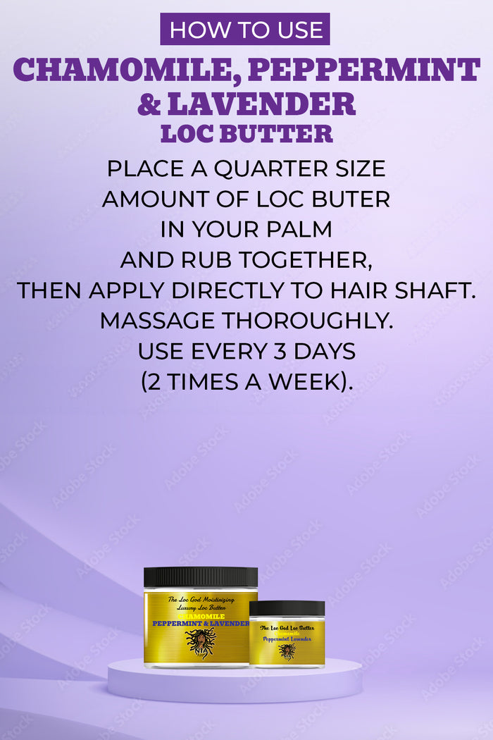 Loc Butter - Chamomile, Peppermint + Lavender