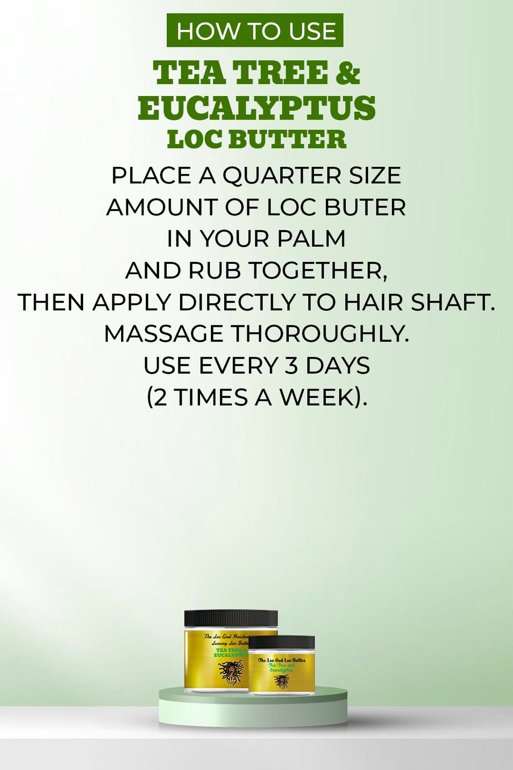 Loc Butter - Tea Tree + Eucalyptus